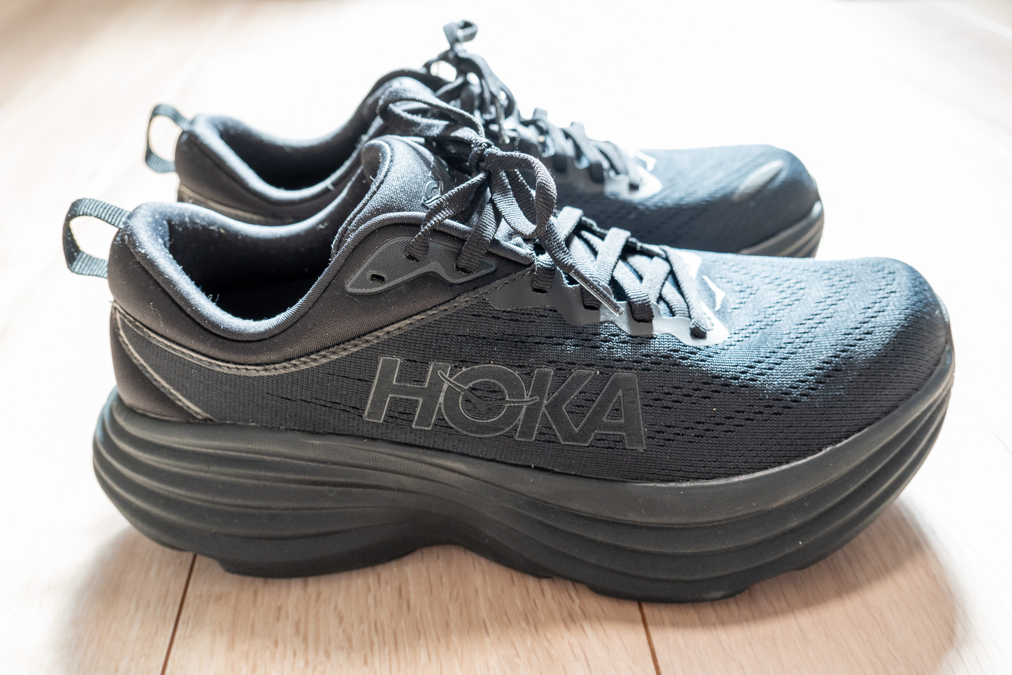 ファッションでもトレーニングでも人気！【HOKA ONEONE BONDAI8 black】を買ってみた | yacchin note
